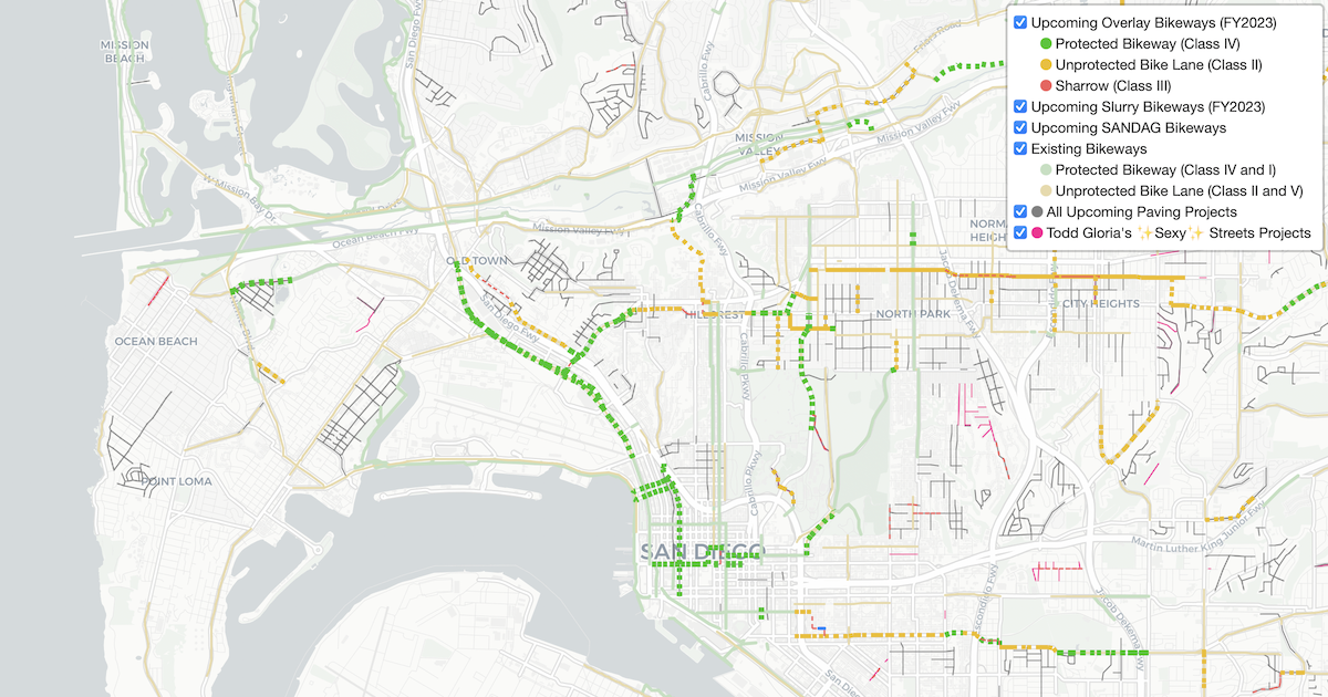 Upcoming San Diego Bikeways